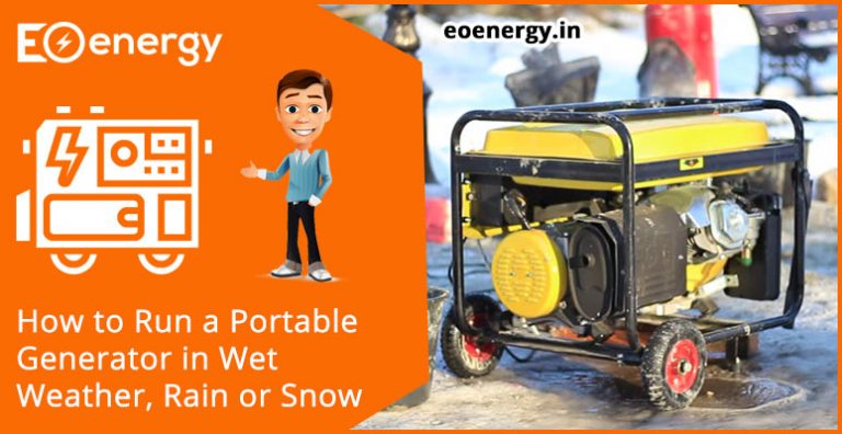 Generator Safety Tips- Protect DG Set From Wet Weather, Rain Or Snow
